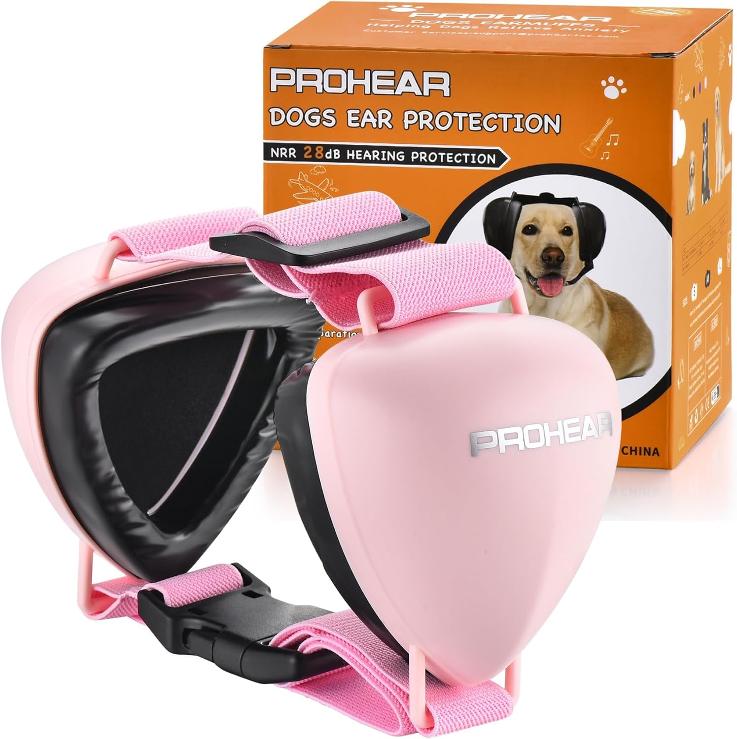 PROHEAR Dog Earmuffs | NRR 28dB Noise Protection for Dogs (2026 Upgrade ...